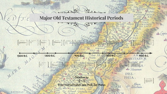 Timeline of Major Old Testament Historical Periods by on Prezi