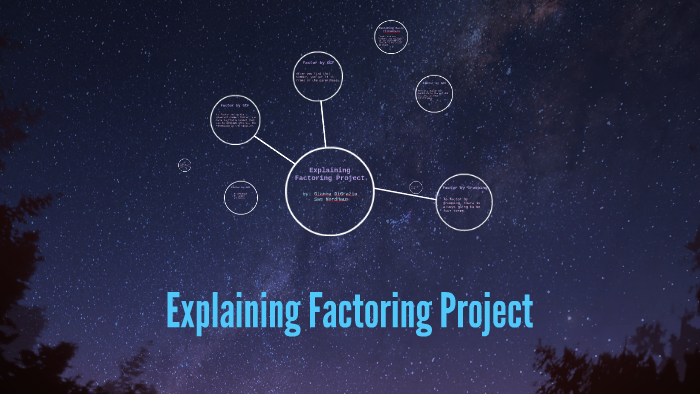 Explaining Factoring Project by Gianna DiGrazia on Prezi