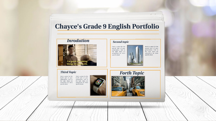 Chayce's Grade 9 English Portfolio by CM - 06OB 802600 Sunny View MS on ...