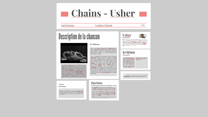 Chains - Usher by Candice Chauvet on Prezi