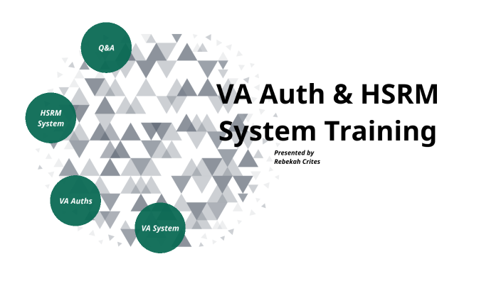 VA Authorizations & HSRM System by Rebekah Crites on Prezi