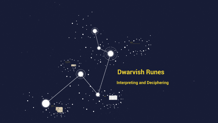 Interpreting Dwarvish Runes by Stets Griffin on Prezi