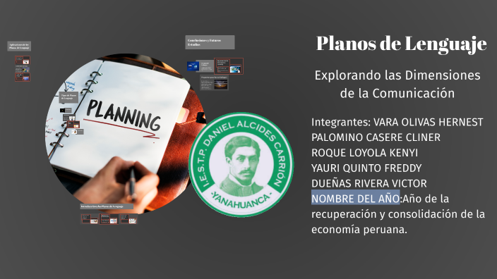 Planos de Lenguaje by Kenyi Xavier Roque Loyola on Prezi