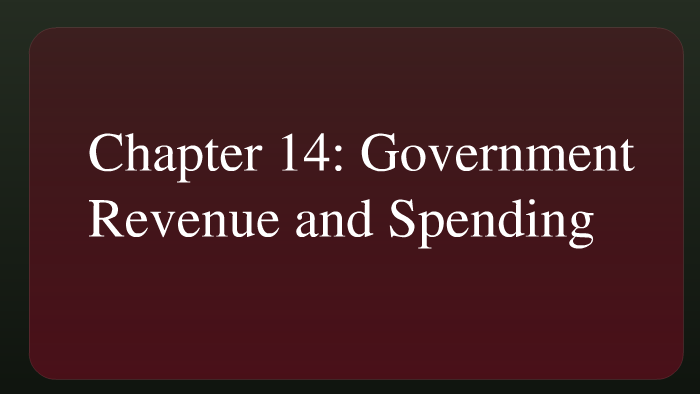 Economics: Chapter 14 - Taxes by Kevin Krizan on Prezi