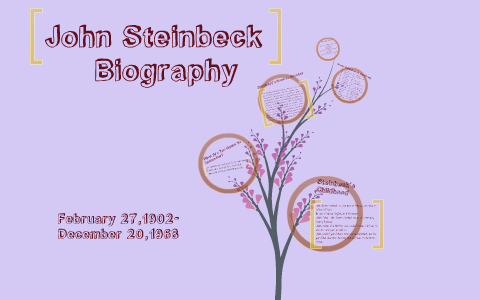 John Steinbeck Biography by kaylee clark on Prezi