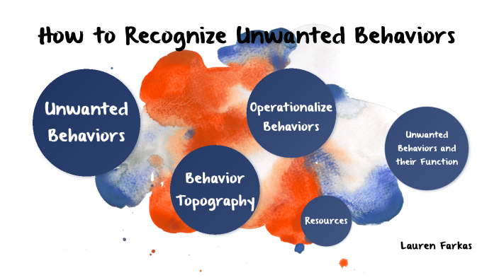 Unwanted Behaviors by Lauren Farkas on Prezi
