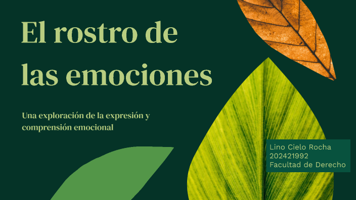 El rostro de las emociones by Lino Cielo Rocha on Prezi