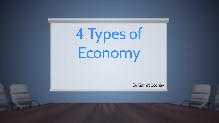 4 Types of Economy by Garret Scott