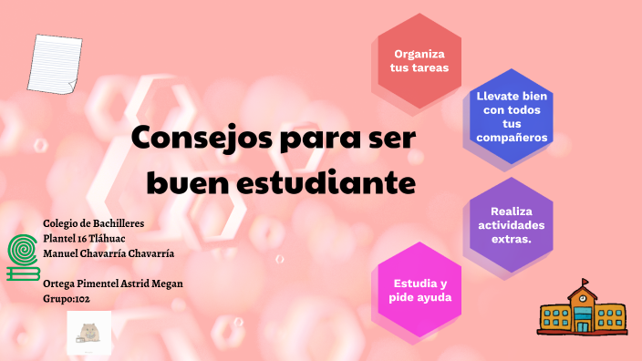 CONSEJOS PARA SER UN BUEN ESTUDIANTE by ASTRID MEGAN ORTEGA PIMENTEL on ...