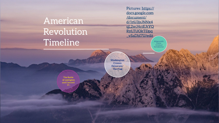 American Revoultion Timeline by Karan Chheda on Prezi