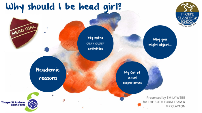 Why should I be head girl by Emily Webb on Prezi