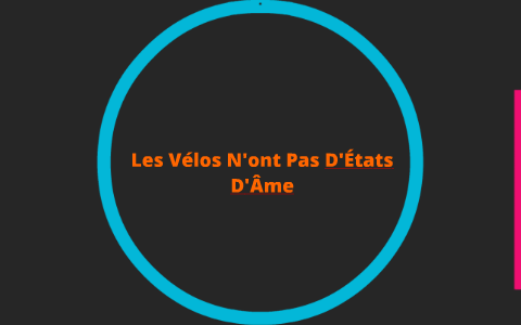 Les Vélos N'ont Pas D'États D'Âme by Raena Parent on Prezi
