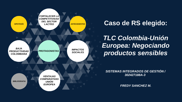 TLC Colombia-Unión Europea: negociando productos sensibles by Fredy ...