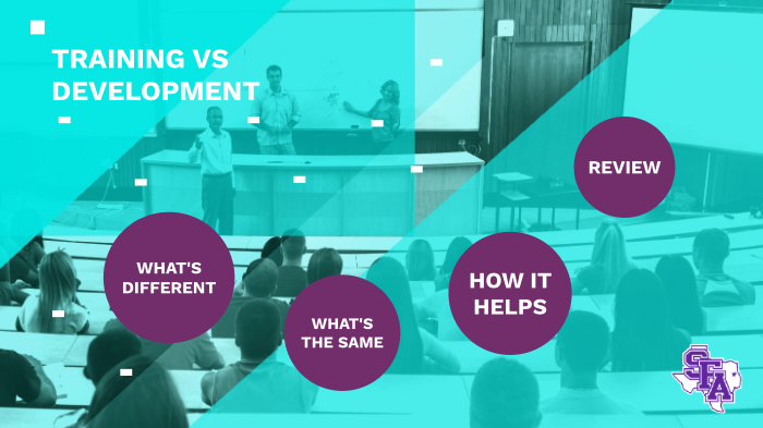 Training vs Development by Karl Burton on Prezi