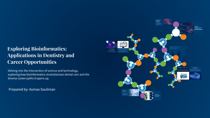 Exploring Bioinformatics: Applications in Dentistry and Career Opportunities by asmaa souliman ...
