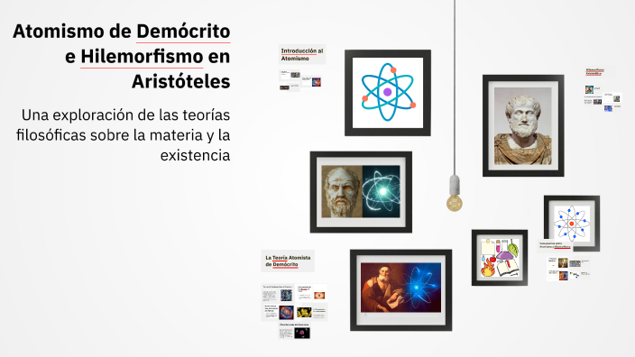Atomismo de Demócrito e Hilemorfismo en Aristóteles by Rebeca Fernanda ...