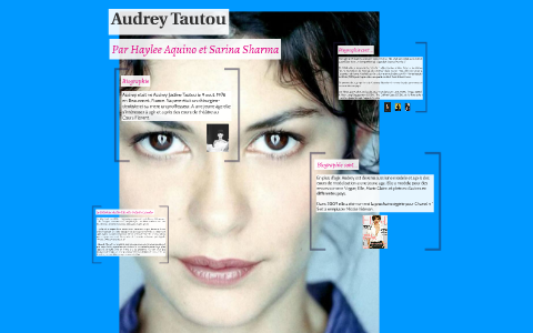 Audrey Tautou by Sarina Sharma on Prezi