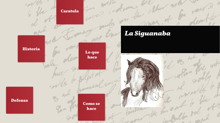 Leyenda de Guatemala: La Siguanaba by Monica Chacon on Prezi