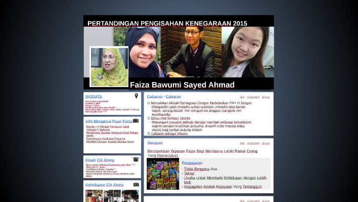 Faiza Bawumi Sayed Ahmad by wan amir on Prezi