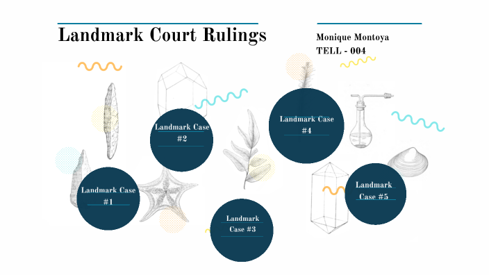 TELL - Landmark Court Rulings by Monique Montoya on Prezi