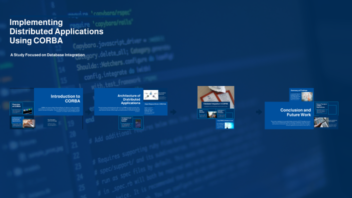 Implementing Distributed Applications Using Corba By Hs Onfirez On Prezi