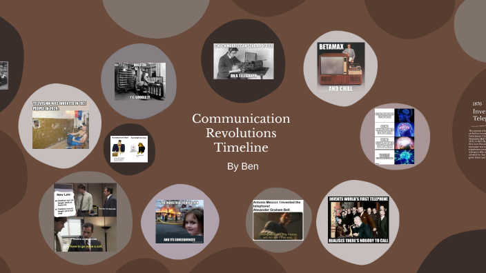 Communication Revolutions Timeline by Benjamin Turon on Prezi