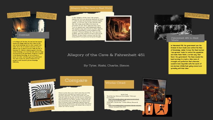 Allegory of the Cave & Fahrenheit 451 by Rishitej Nagubandi on Prezi