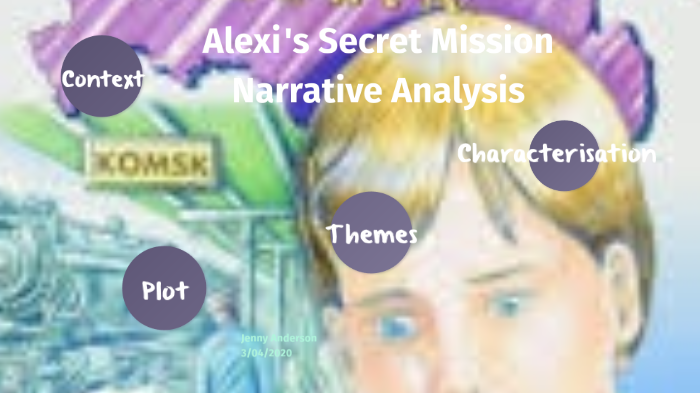 Alexi's Secret Mission Narrative Analysis by Jenny Anderson on Prezi