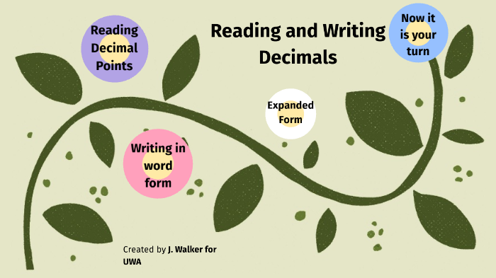Reading and Writing Decimals to Thousandths by Jennifer Walker on Prezi
