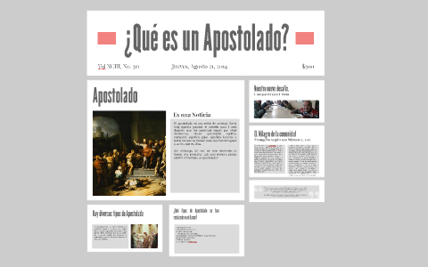 ¿Qué es un Apostolado? by cristian gonzalez on Prezi