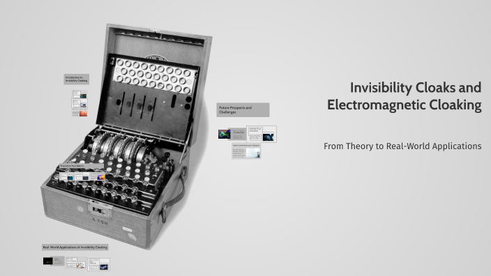 Invisibility Cloaks and Electromagnetic Cloaking by Riya Pal on Prezi