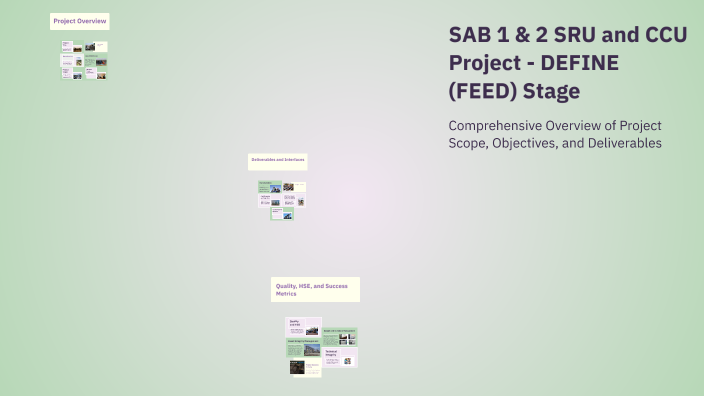 SAB 1 & 2 SRU and CCU Project - DEFINE (FEED) Stage by Nejim. A on Prezi