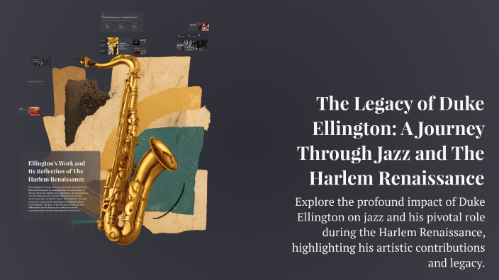 The Legacy of Duke Ellington: A Journey Through Jazz and The Harlem ...