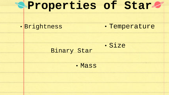 PROPERTIES OF STAR by Dabin Oh on Prezi