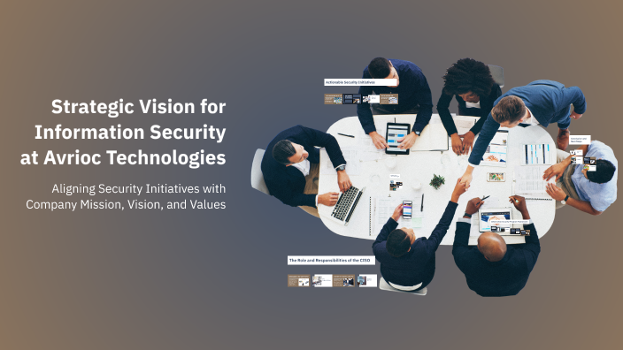 Strategic Vision for Information Security at Avrioc Technologies by ...