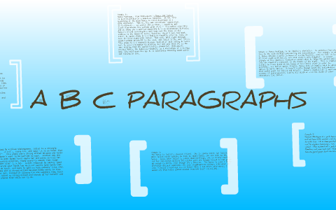 ABC Paragraphs by Katy Berner-Wallen on Prezi