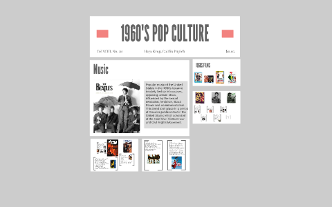 1960'S POP CULTURE by Maya Krug