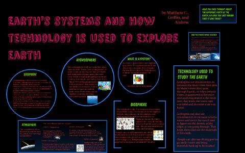 Earth's systems and how technology is used to explore earth by Matthew ...