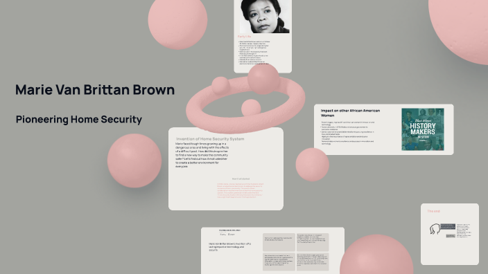 Marie Van Brittan Brown by Janet Bolden on Prezi