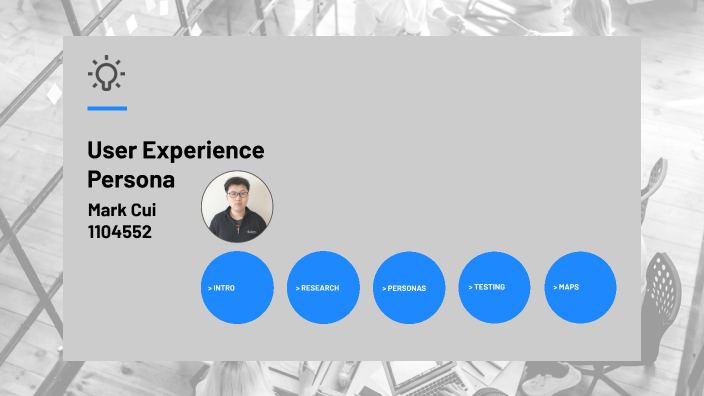 User Experience Research - Persona by Mark Cui on Prezi
