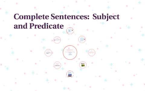 Complete Sentences: Subject and Predicate by Rosalind Stever on Prezi
