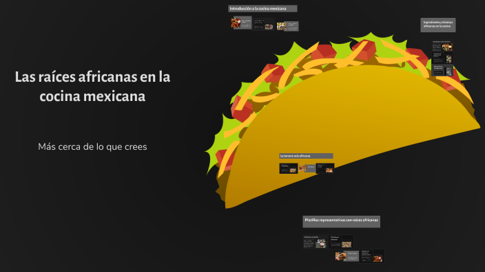 Las raíces africanas en la cocina mexicana by Andrés E. Sánchez C. on Prezi