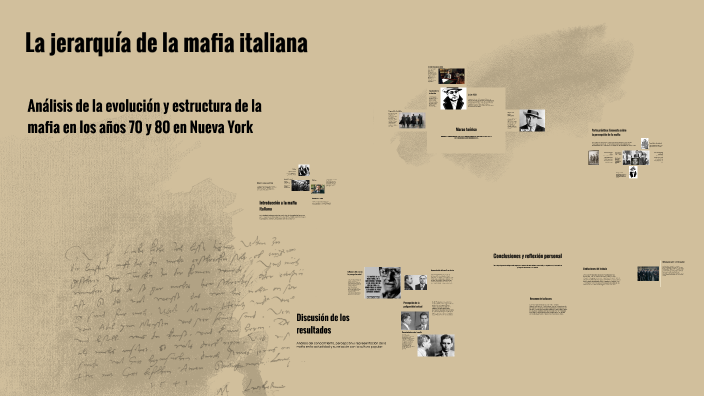 La jerarquía de la mafia italiana by Borja Segon on Prezi