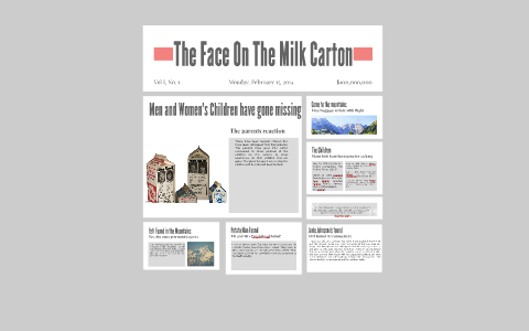 The Face On The Milk Carton by Timothy Felan on Prezi