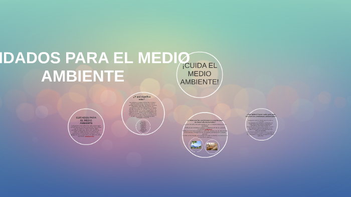 CUIDADOS PARA EL MEDIO AMBIENTE by Sharon Erazo