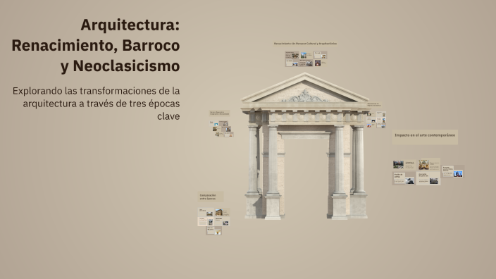 Arquitectura: Renacimiento, Barroco y Neoclasicismo by Judit Herbert on Prezi