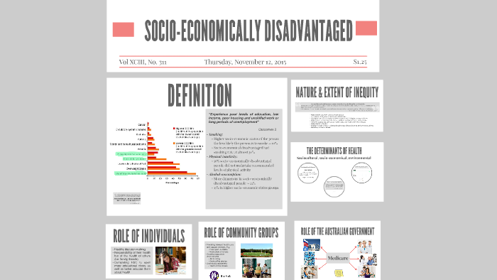 Socio-economically Disadvantaged - PDHPE assessment (1) by Jen Healey ...