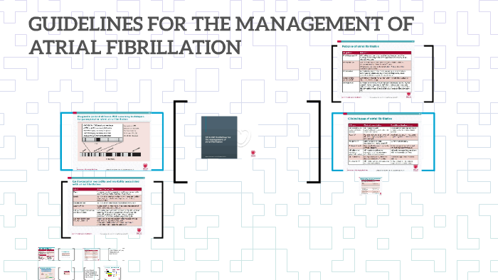GUIDELINES FOR THE MANAGEMENT O ATRIAL FIBRILLATION by on Prezi