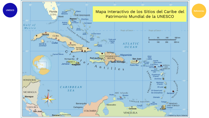 Mapa interactivo de los sitios del Patrimonio Mundial de la UNESCO by ...