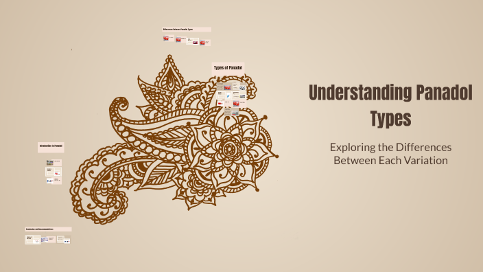 Understanding Panadol Types by M7DM on Prezi